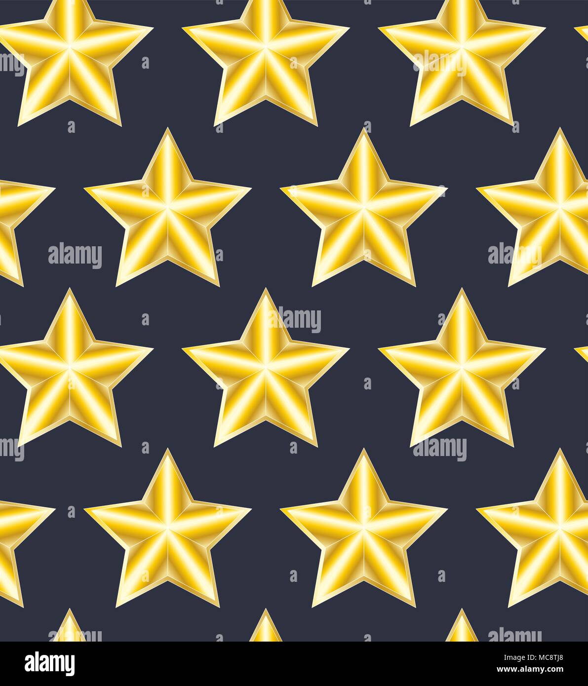 Seamless pattern golden star, vector Stock Vector Image & Art - Alamy
