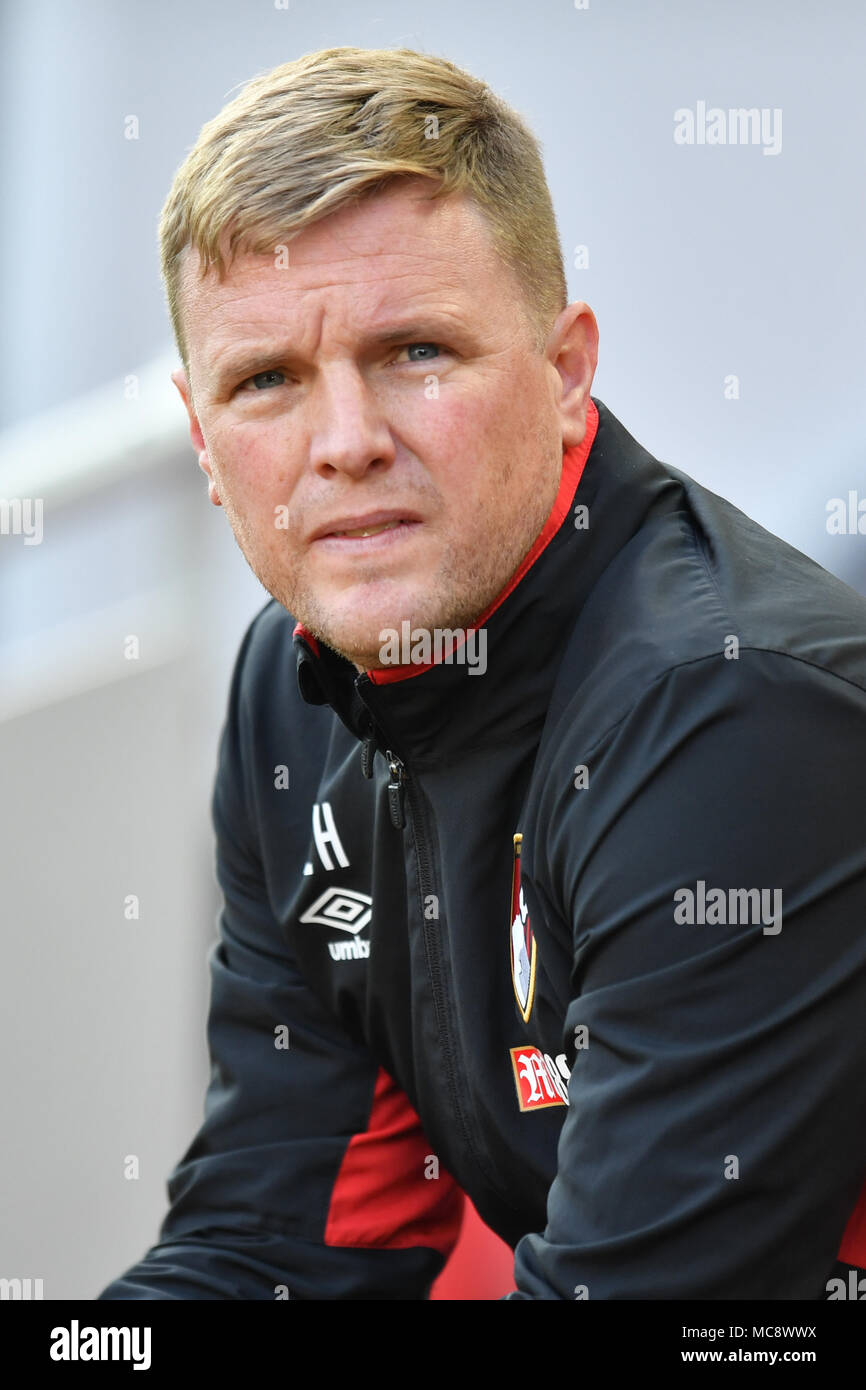 AFC Bournemouth manager Eddie Howe during the Premier League match at ...