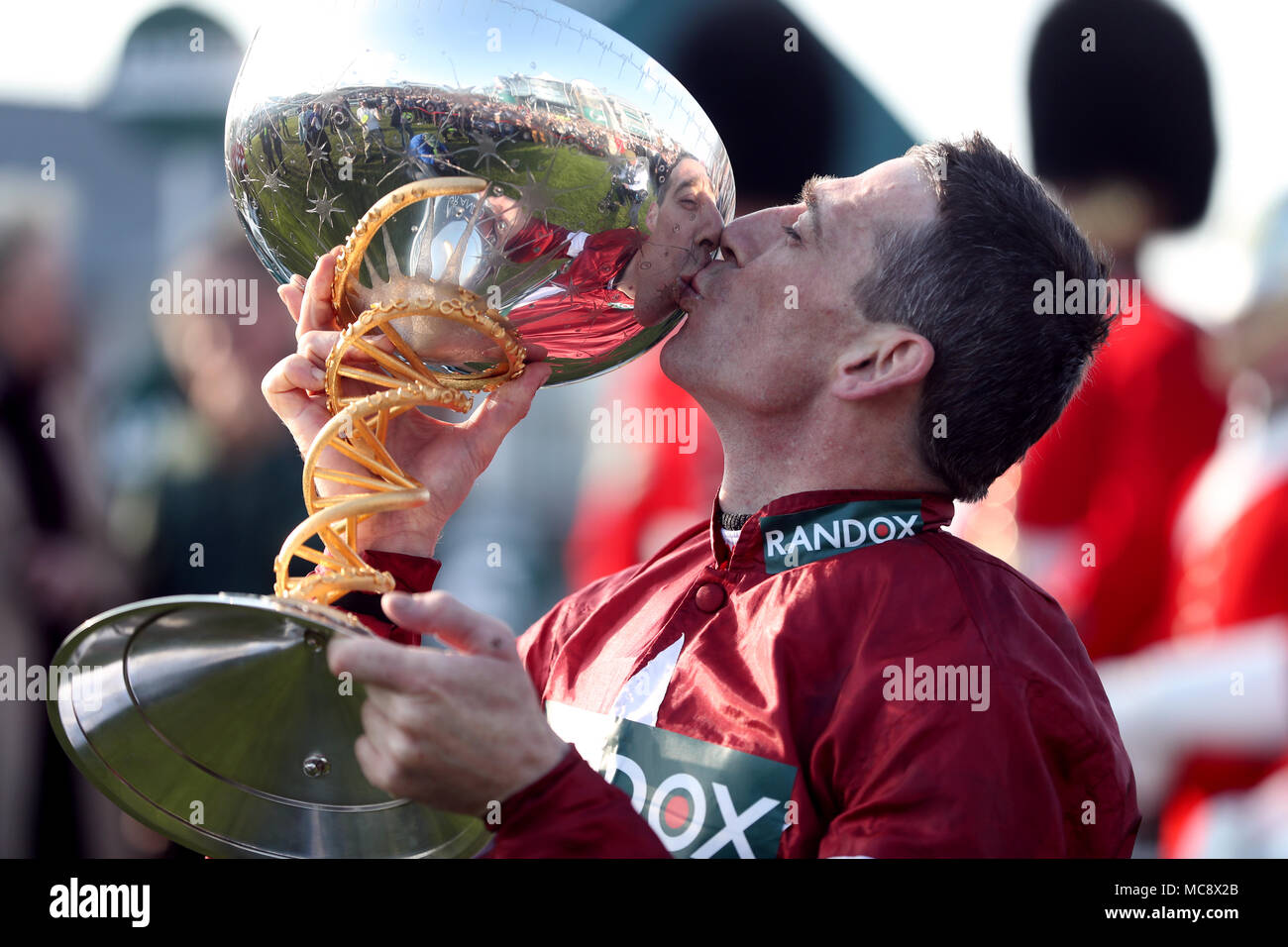 Winning Jockey Davy Russell after winning the Randox Health Grand ...
