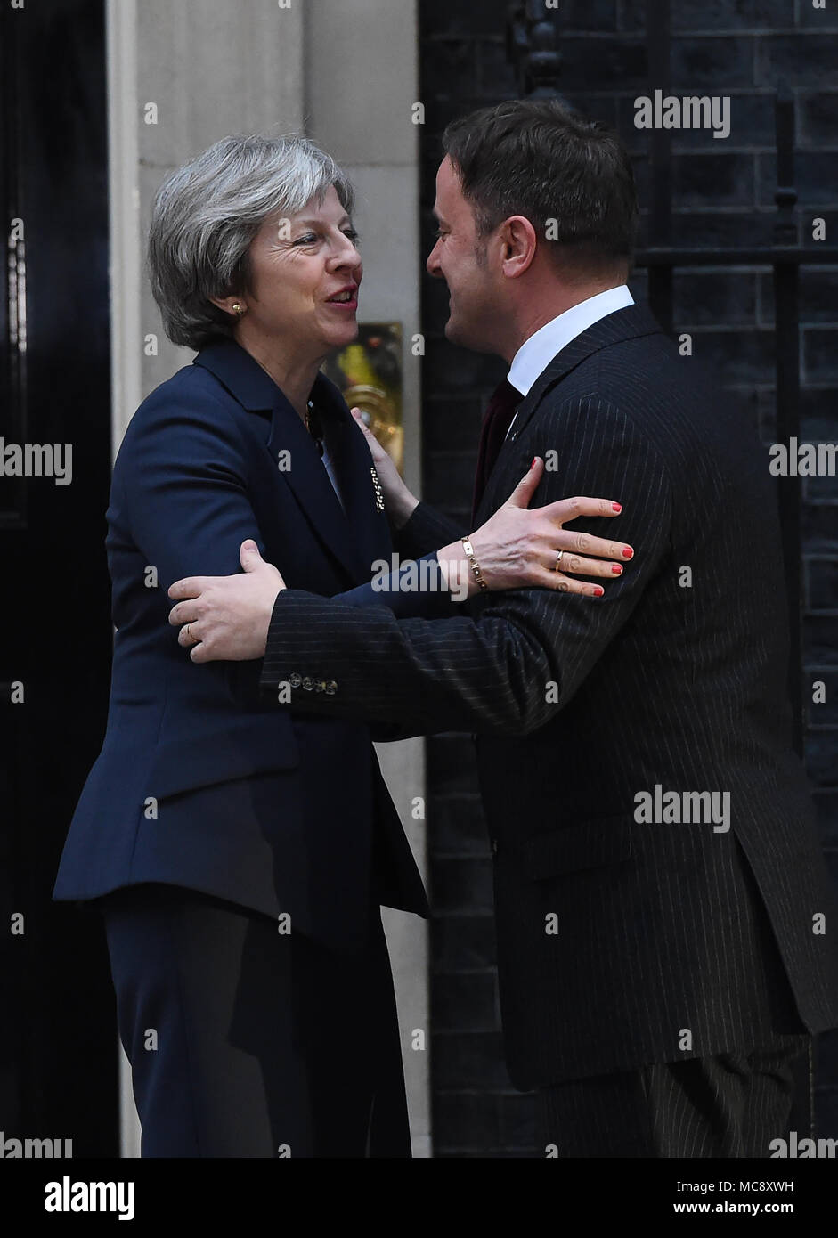 Prime Minister Theresa May welcomes the Prime Minister of Luxembourg ...
