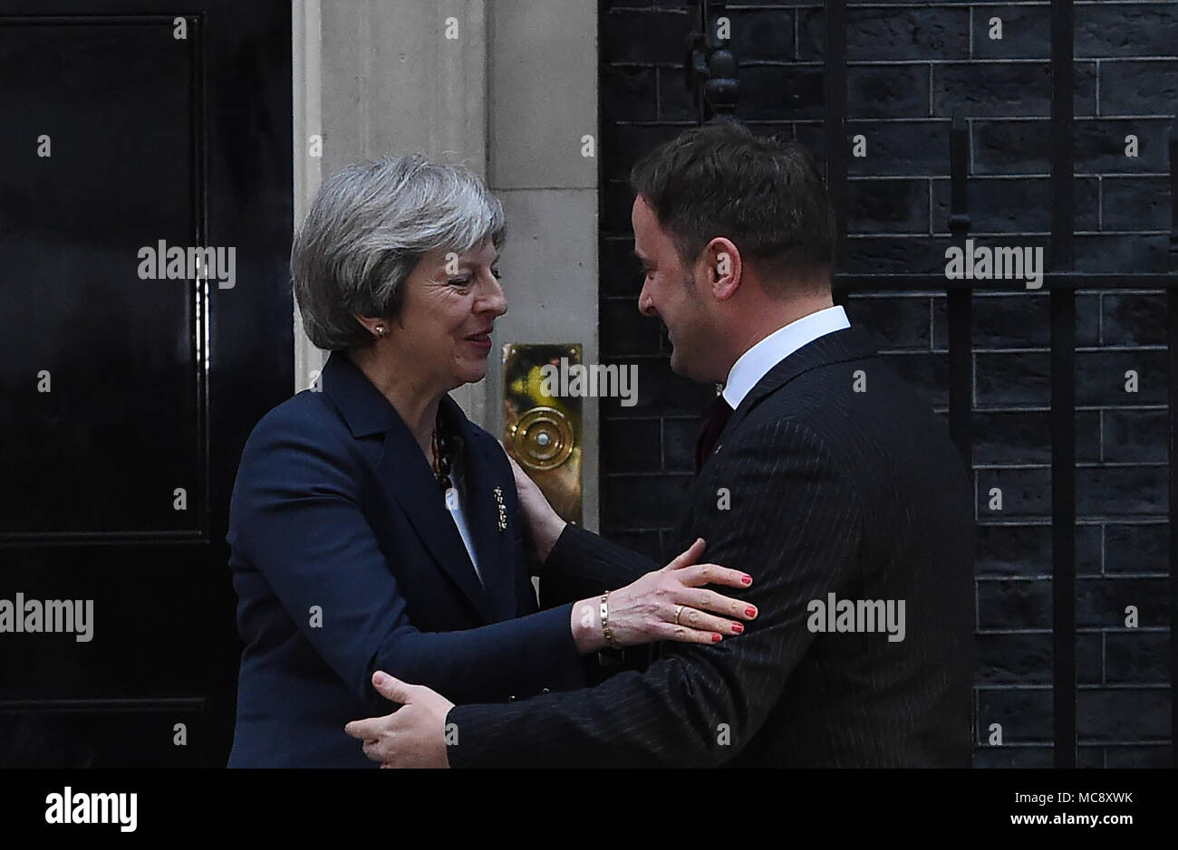 Prime Minister Theresa May welcomes the Prime Minister of Luxembourg ...