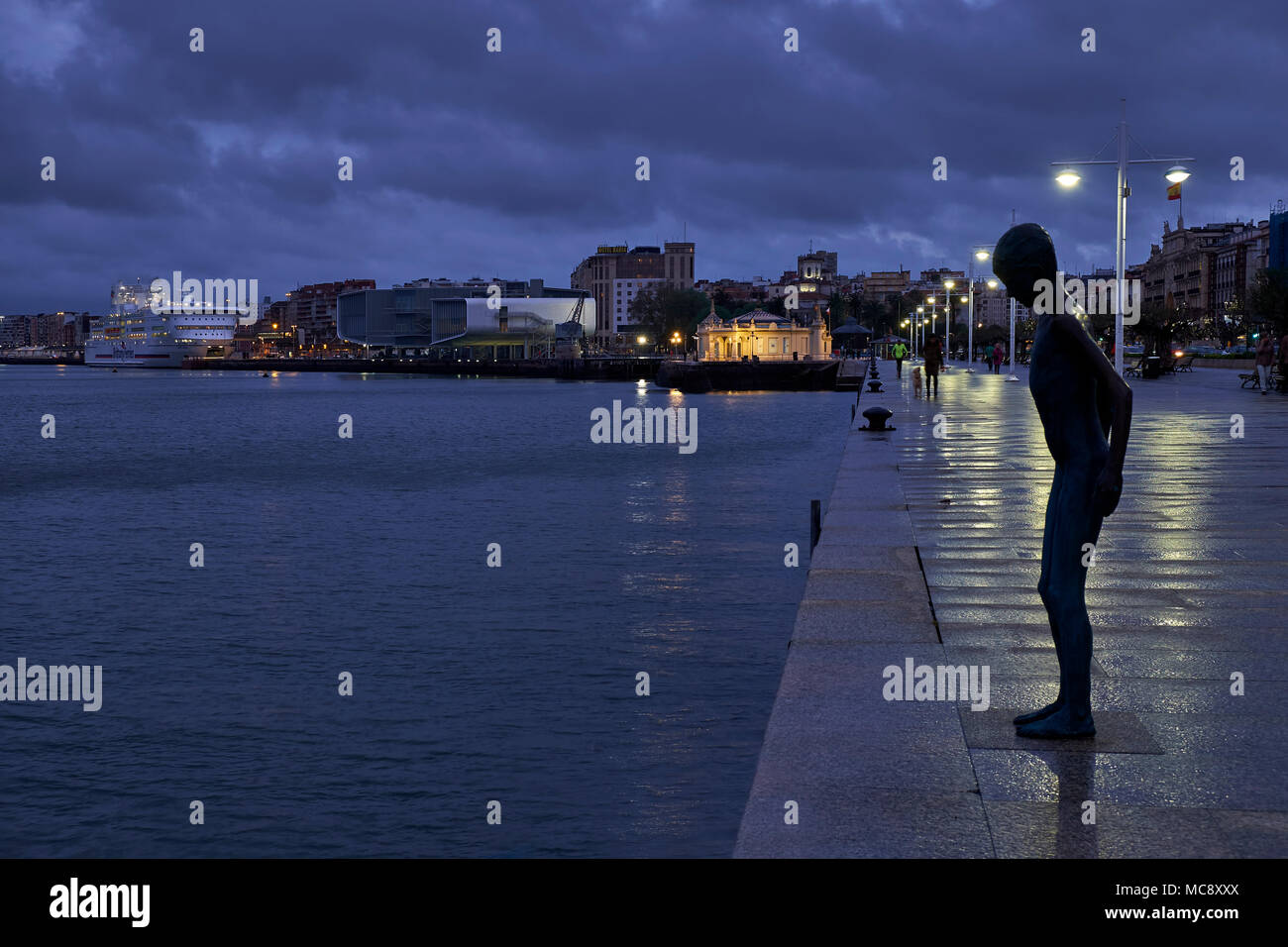 Waterfront of Santander Stock Photo - Alamy