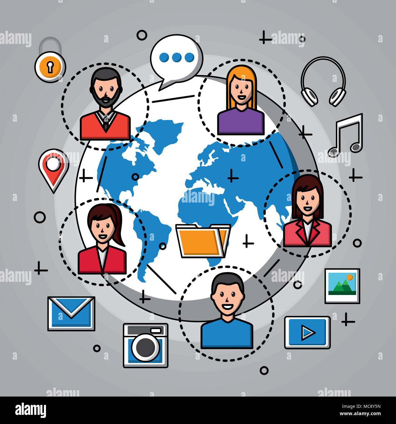 Social descent Stock Vector Images - Alamy