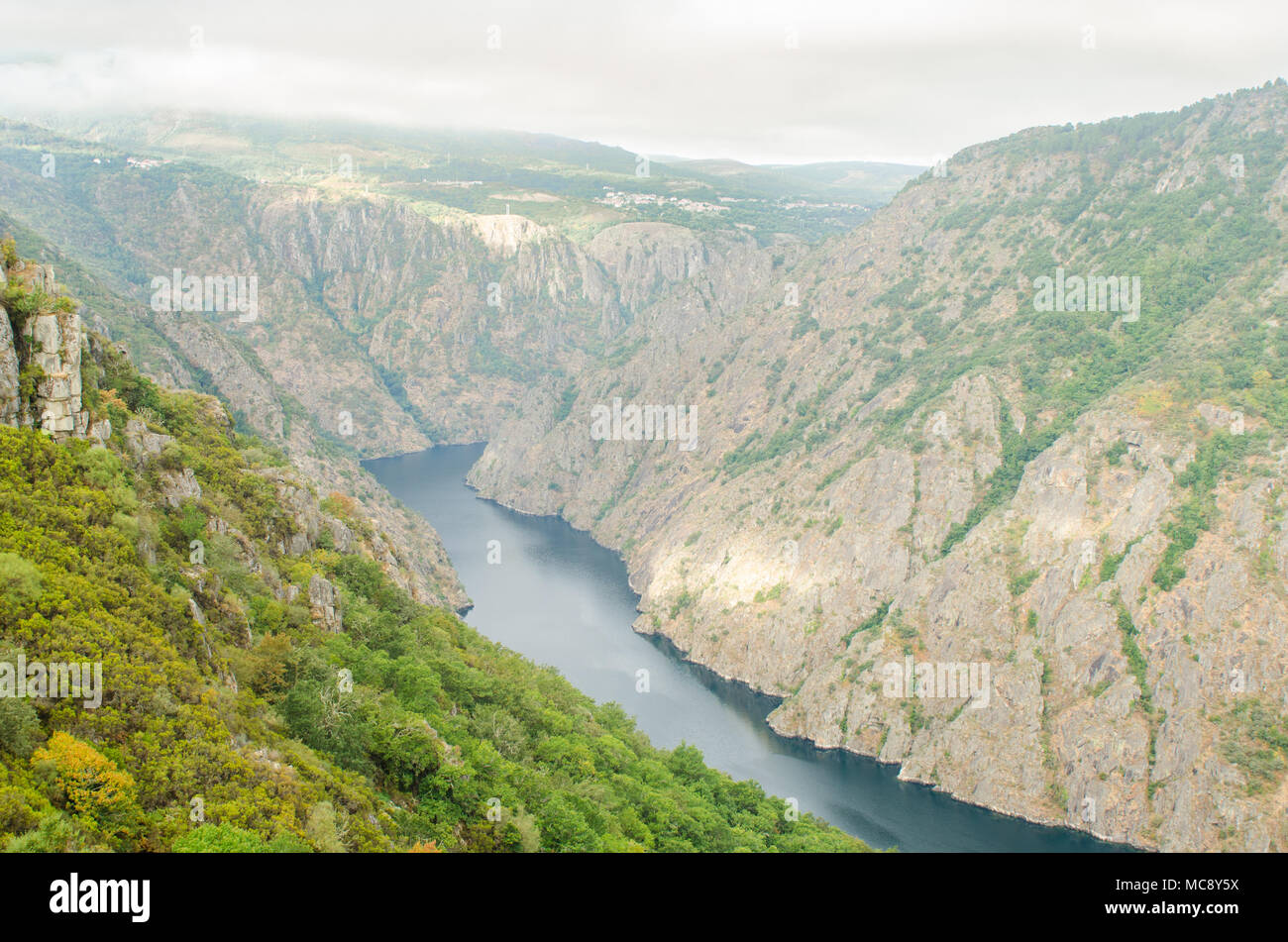 Canyon de Rio Sil, Ribeira Sacra, Galicia, Spain Stock Photo - Alamy