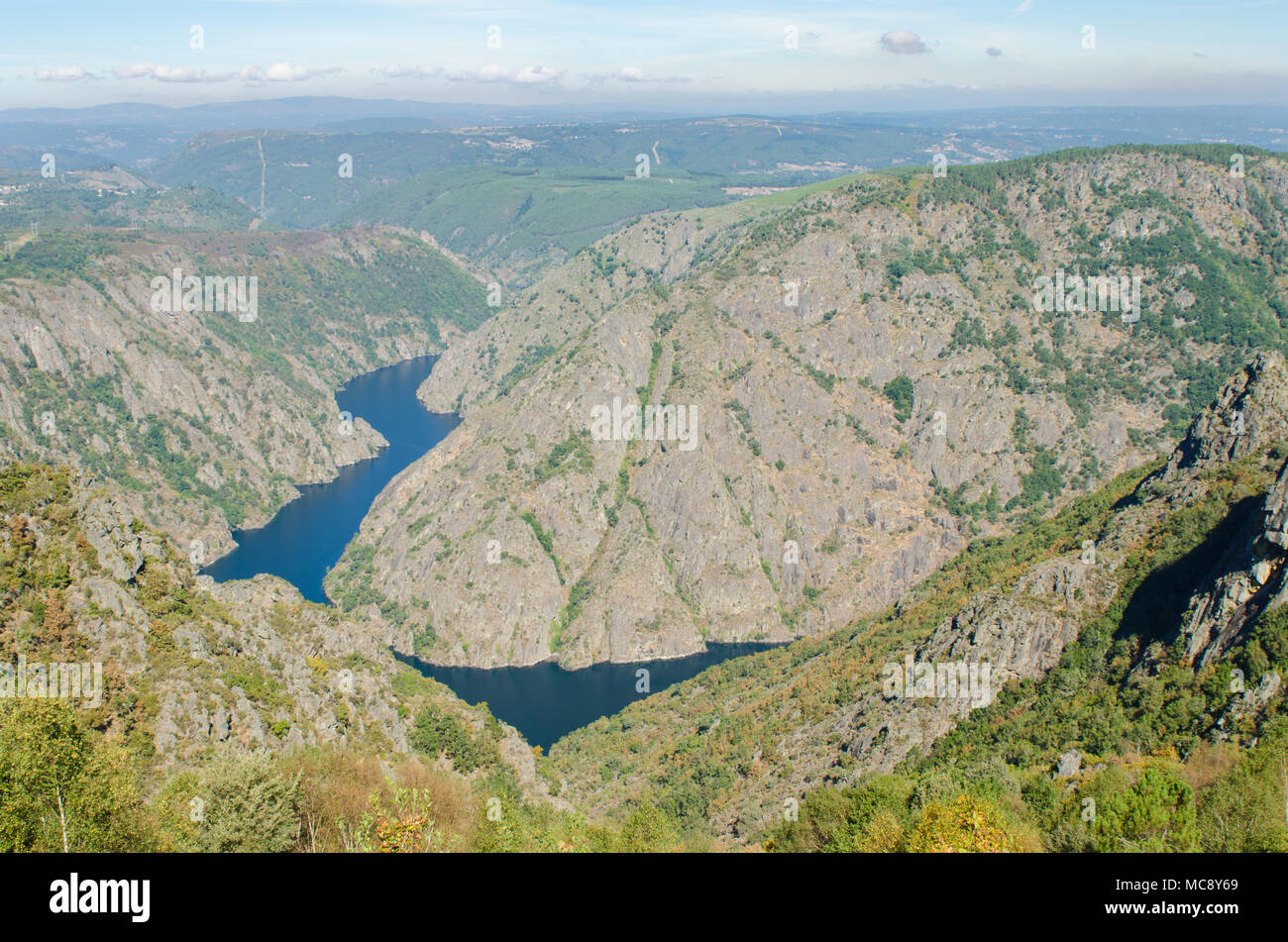 Canyon de Rio Sil, Ribeira Sacra, Galicia, Spain Stock Photo - Alamy