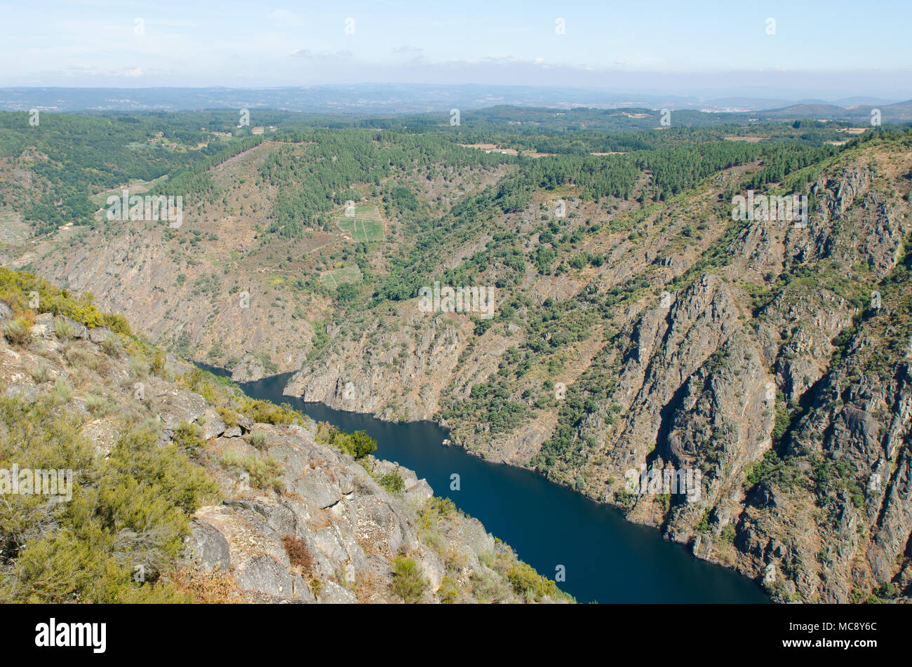 Canyon de Rio Sil, Ribeira Sacra, Galicia, Spain Stock Photo - Alamy