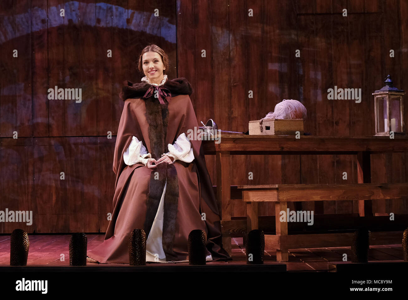 Jose Luis Gil and Ana Ruiz in 'Cyrano de Bergerac' at the Reina ...