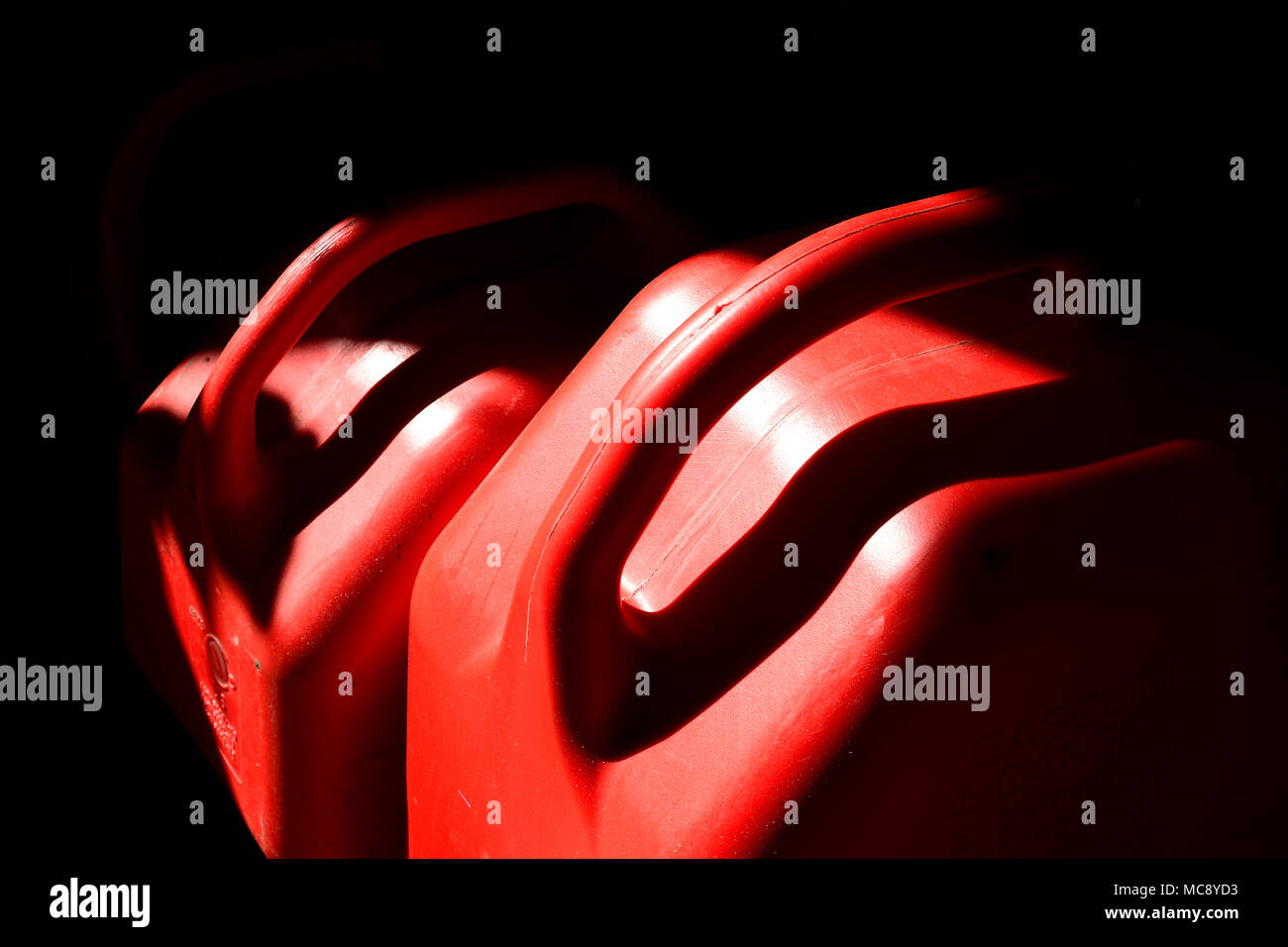 Fuel Container Shadows Stock Photo - Alamy
