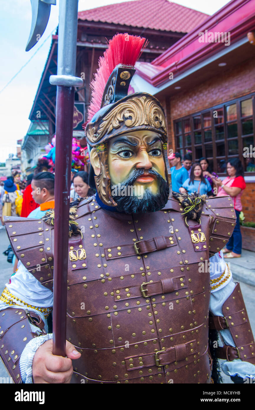 Participant in the Moriones festival in Boac Marinduque island the ...