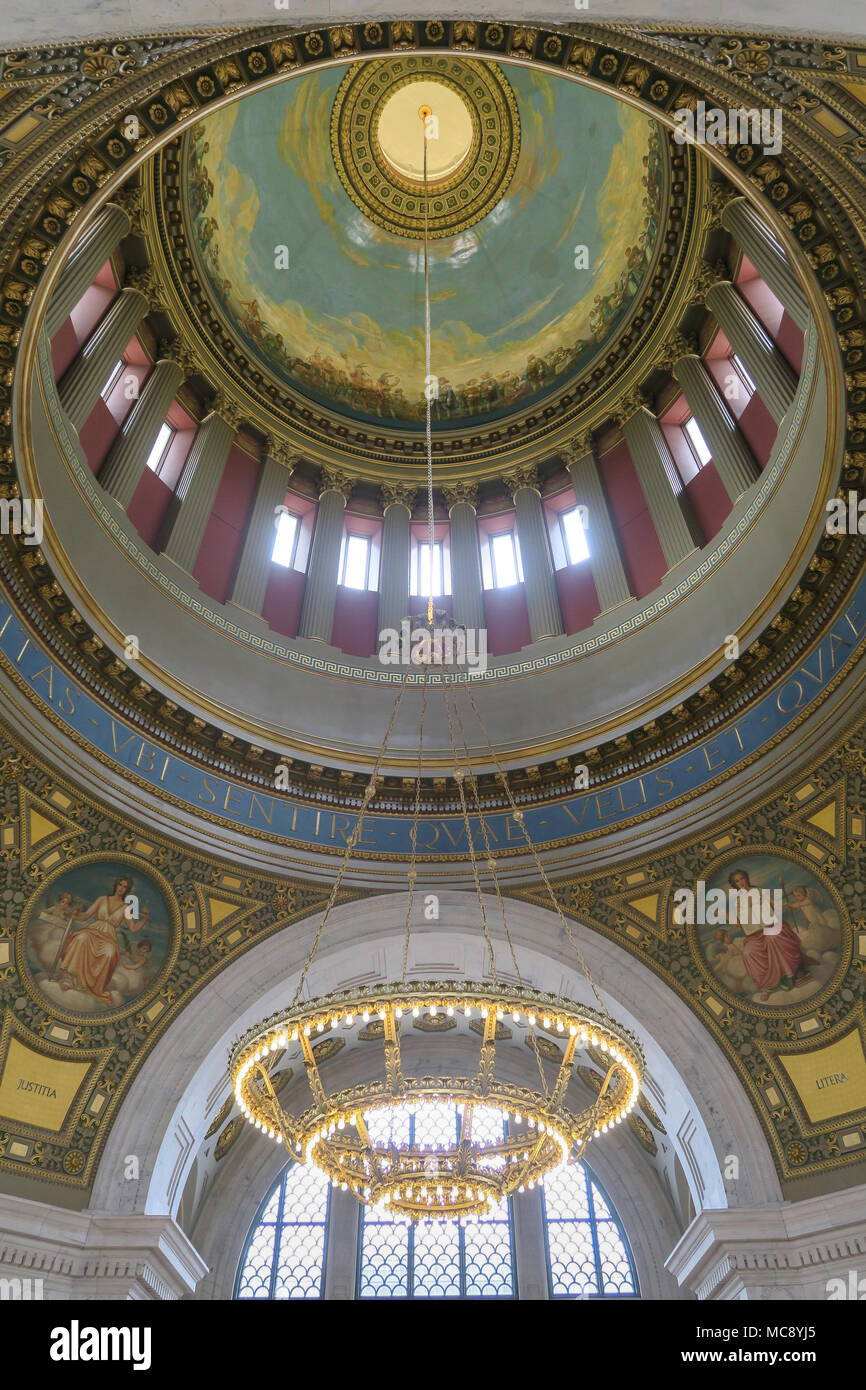 Interior of the Rhode Island State House in Providence, RI, USA Stock ...