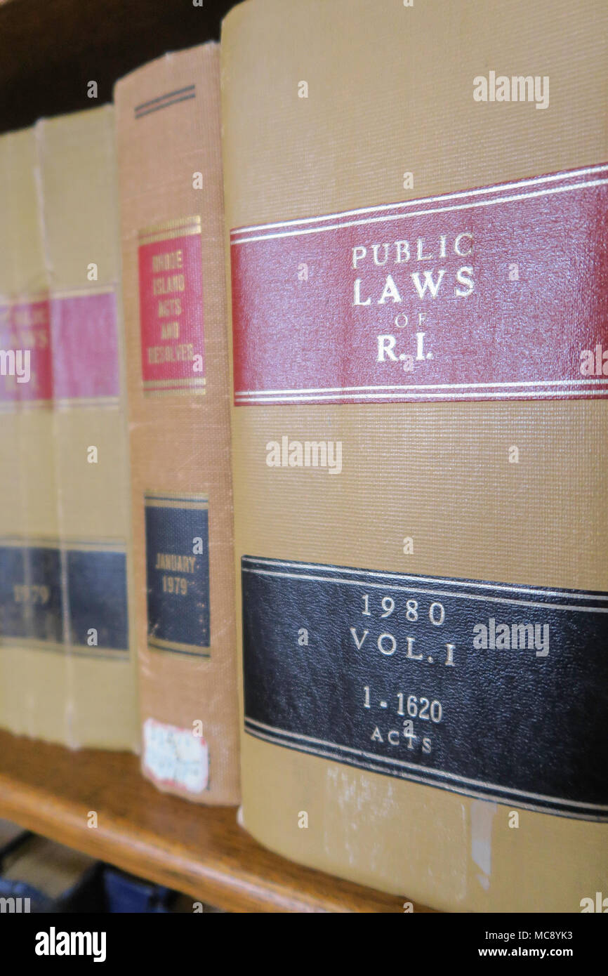 Library Interior of the Rhode Island State House in Providence, RI, USA ...