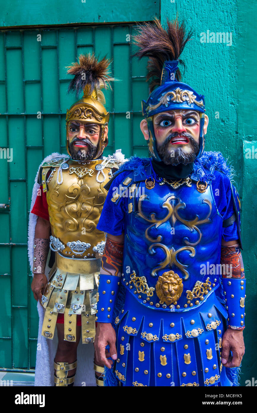 Participants in the Moriones festival in Boac Marinduque island the ...