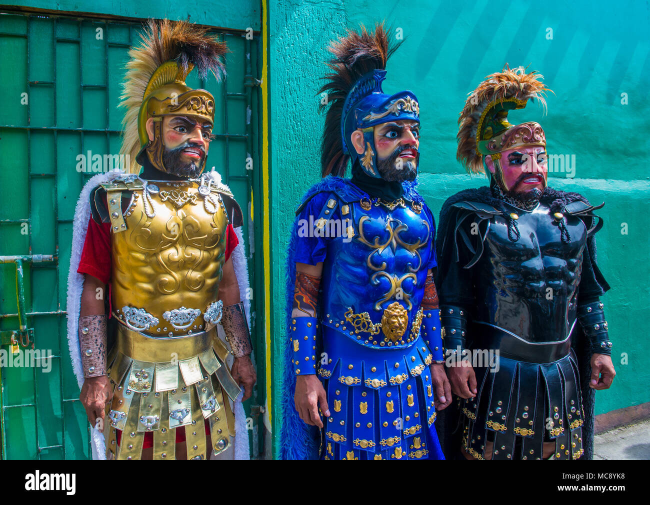 Participants in the Moriones festival in Boac Marinduque island the ...