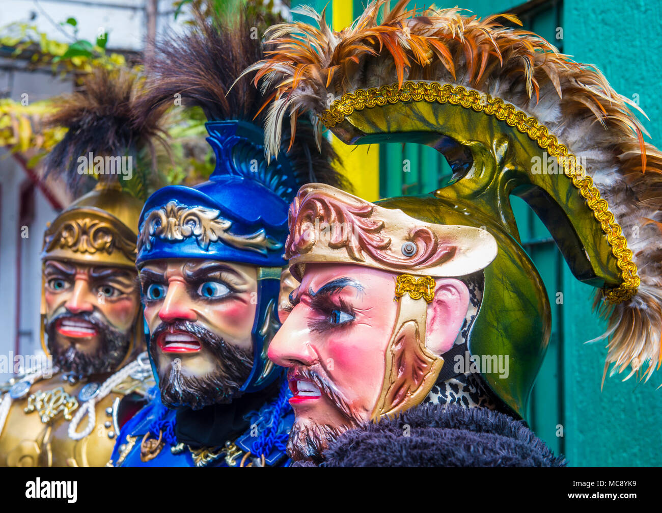 Participants in the Moriones festival in Boac Marinduque island the ...