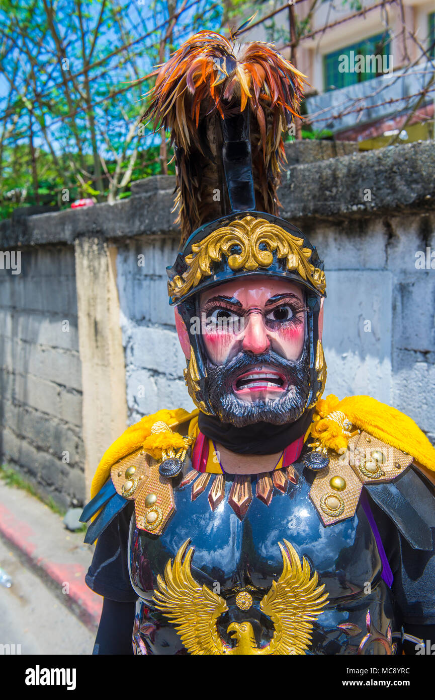Participant in the Moriones festival in Boac Marinduque island the ...