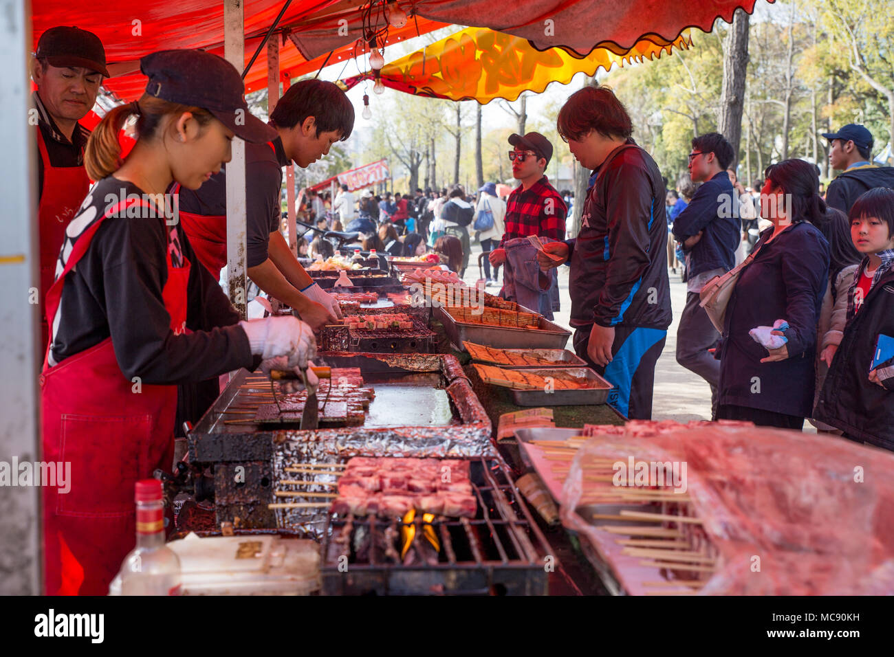 Asian staff prepare japanese food hi-res stock photography and images ...