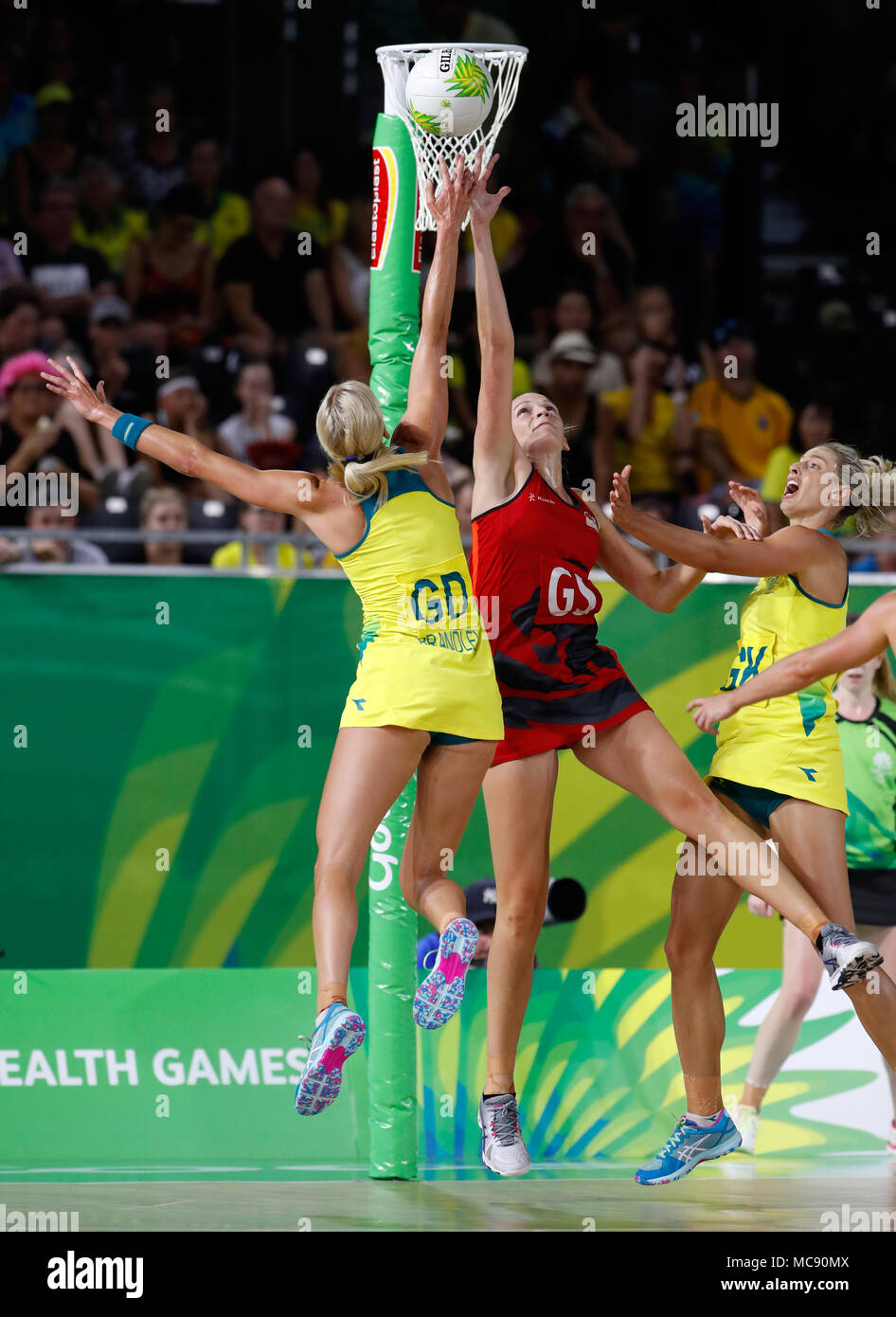 Womens netball gold medal match coomera indoor sports centre hi-res ...