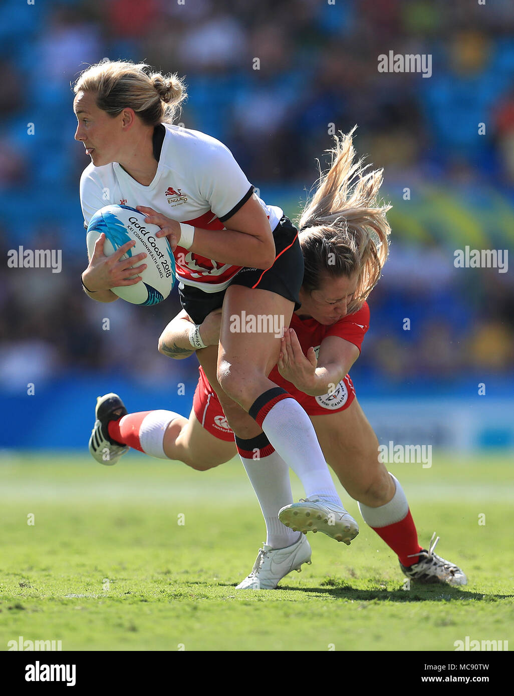 Womens rugby sevens bronze medal match robina stadium hi-res stock ...