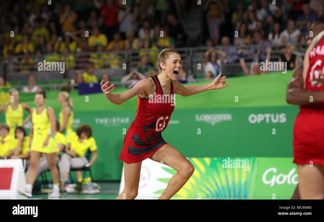 England's Helen Houseby celebrates scoring the winning goal in the ...