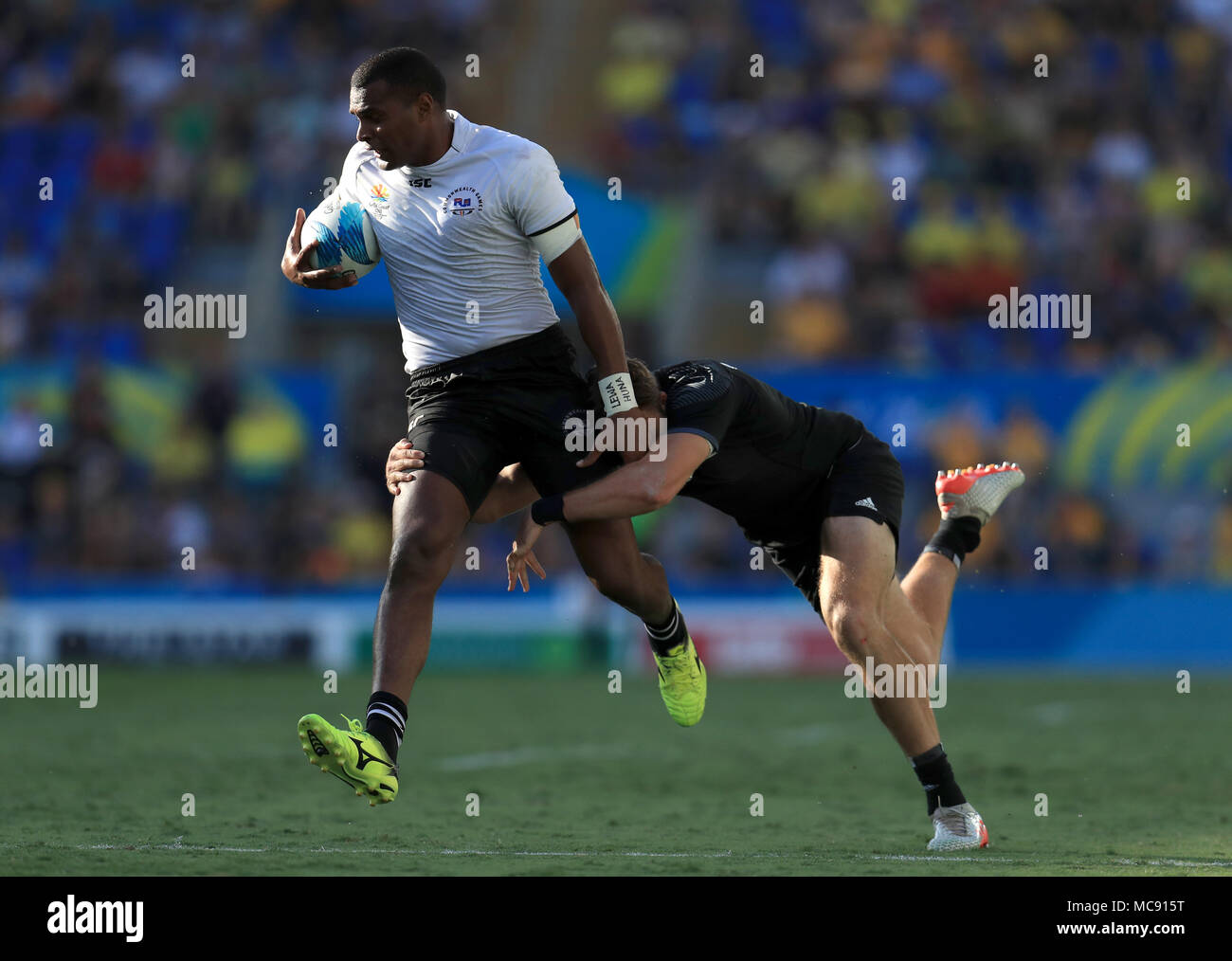 Mens rugby sevens gold medal match robina stadium hi-res stock ...