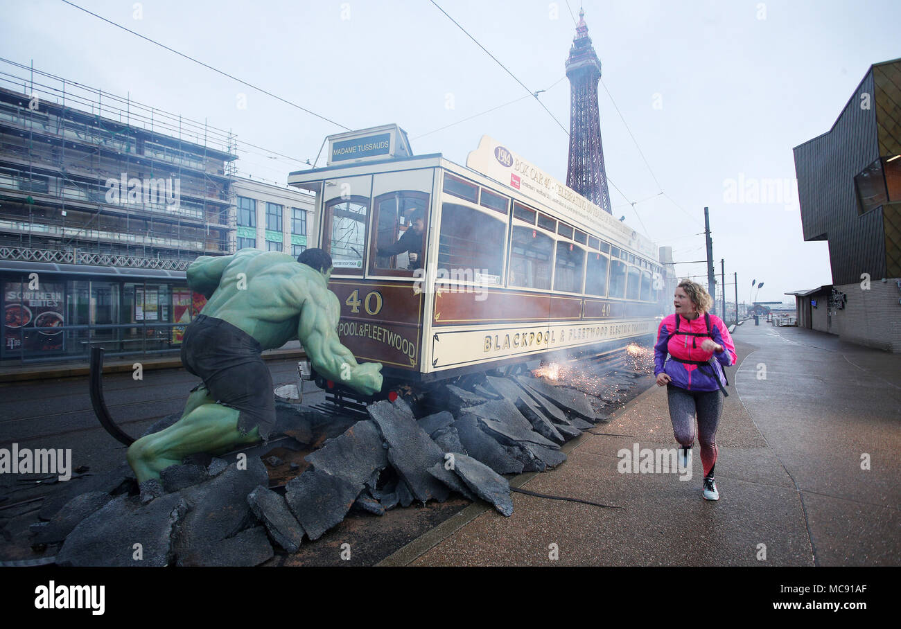 Hulk Running On Buildings