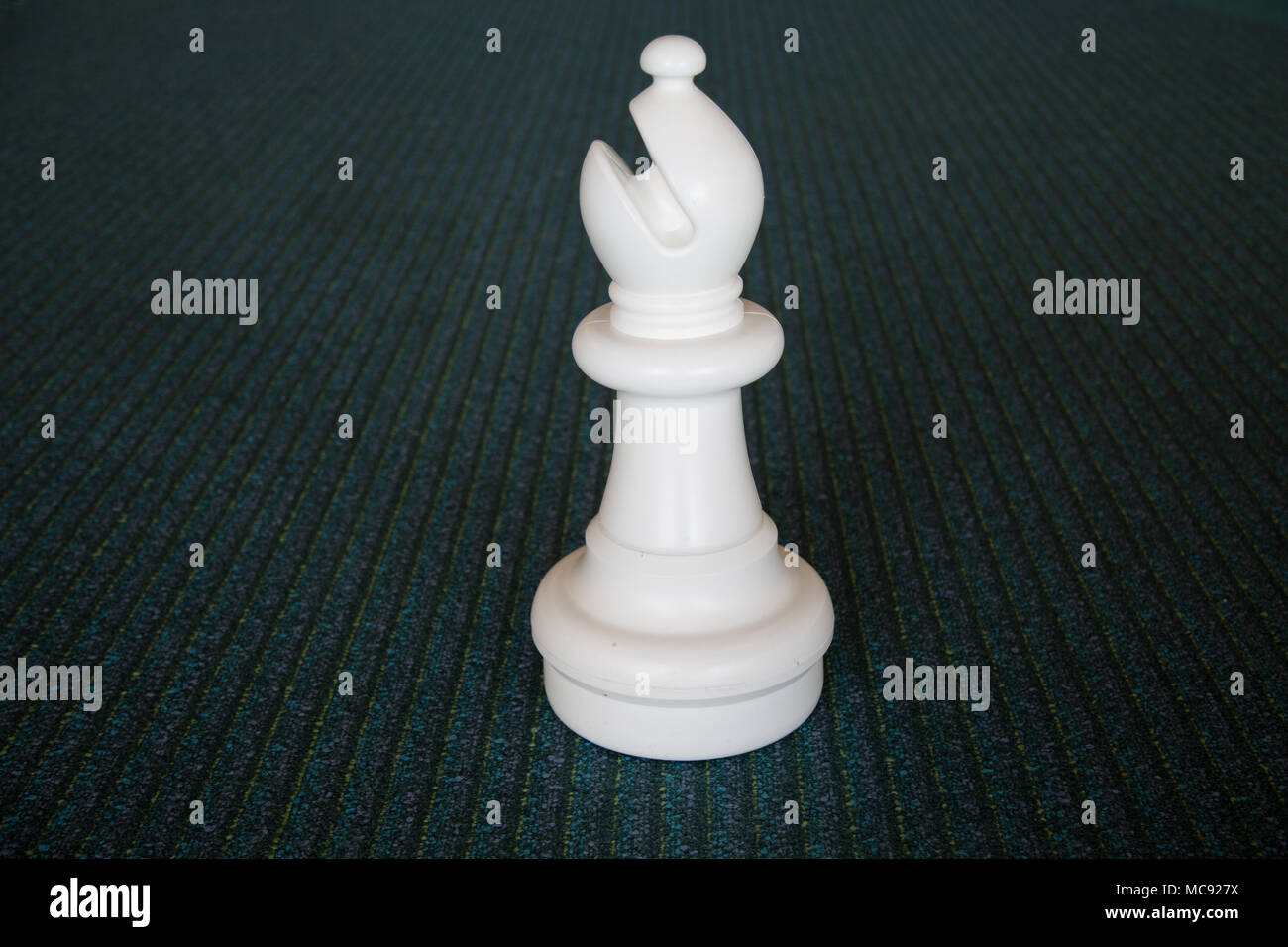 Isolated bishop figure chess game concept strategy Stock Photo - Alamy