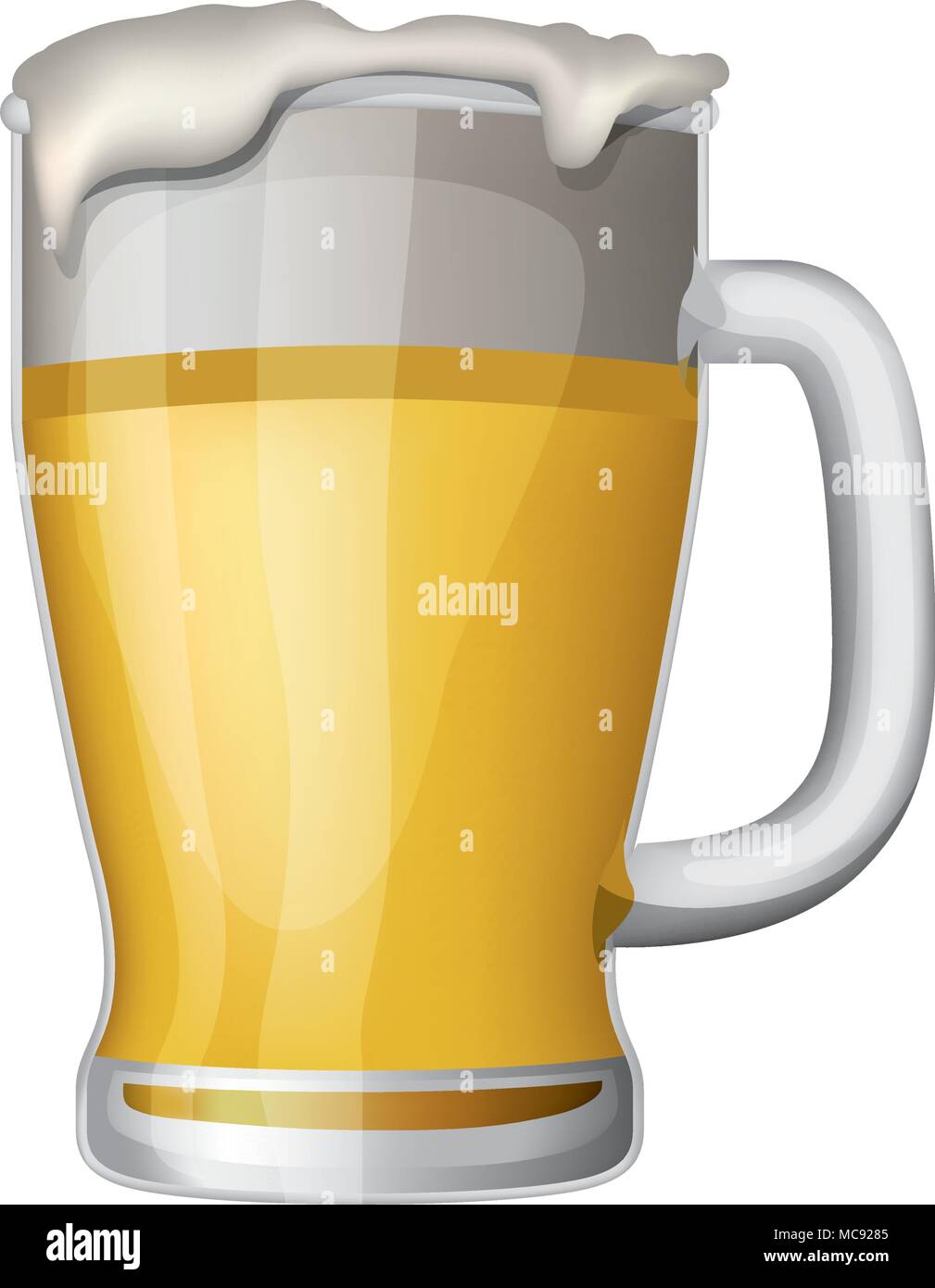 fresh beer isolated icon Stock Vector Image & Art - Alamy
