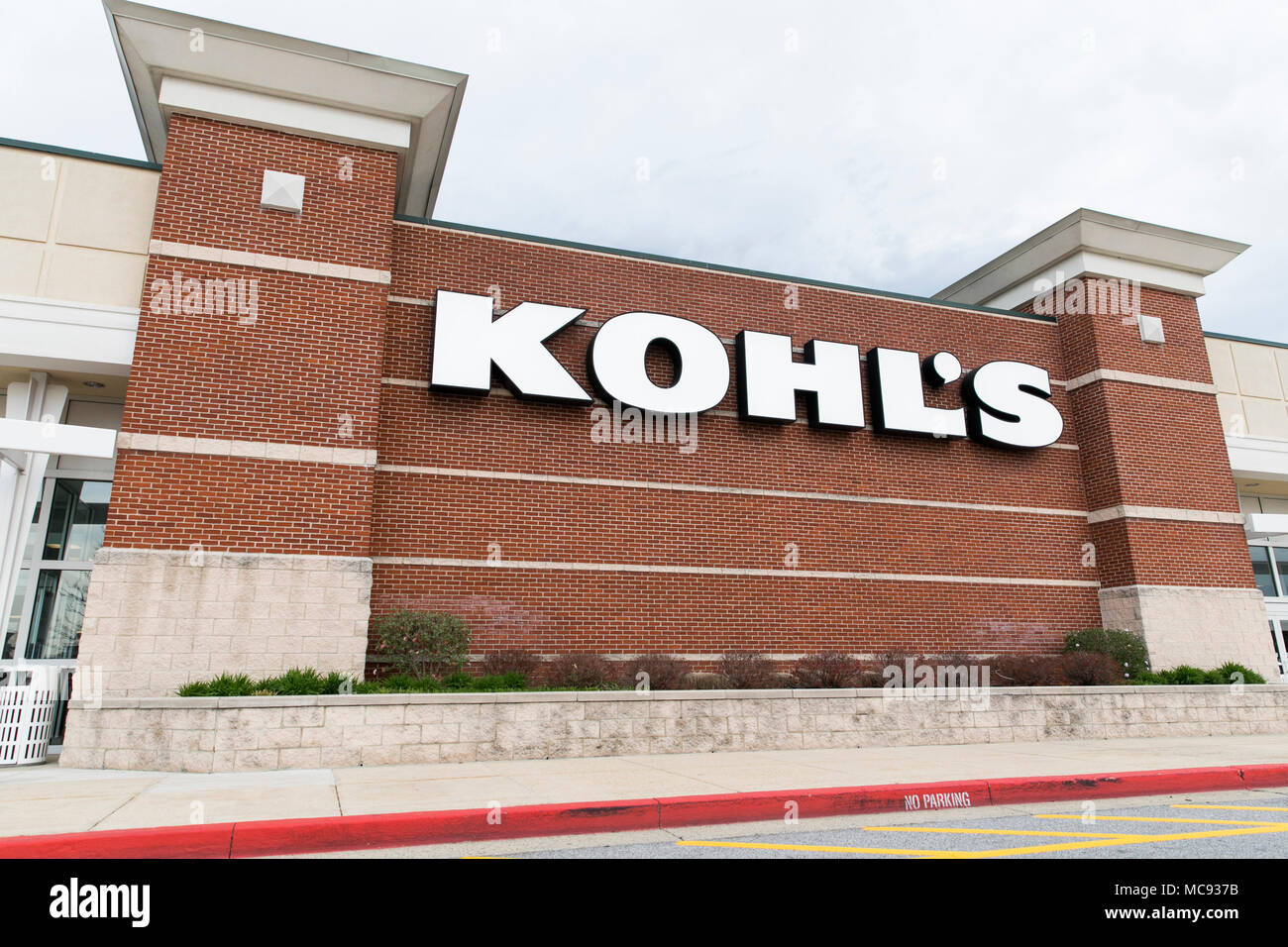 A logo sign outside of a Kohl's retail store in Ellicott City, Maryland ...
