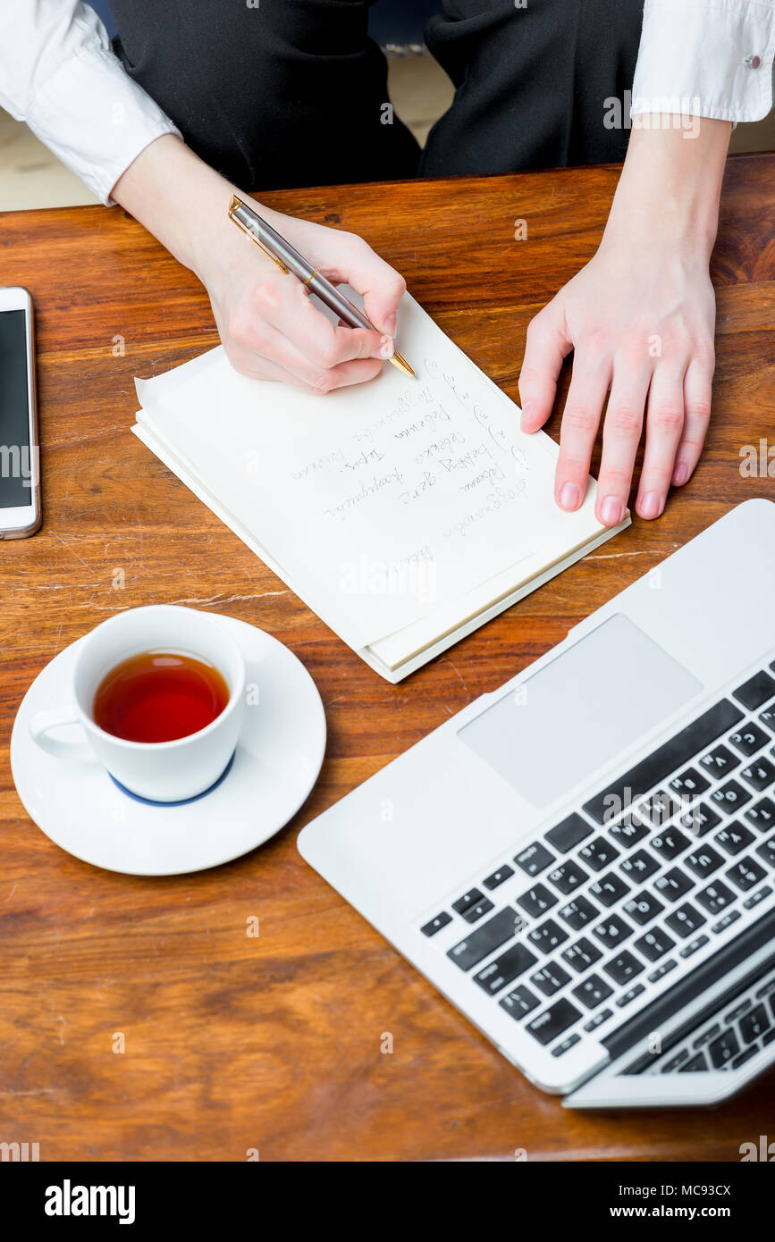 Secretary hand writing hi-res stock photography and images - Alamy