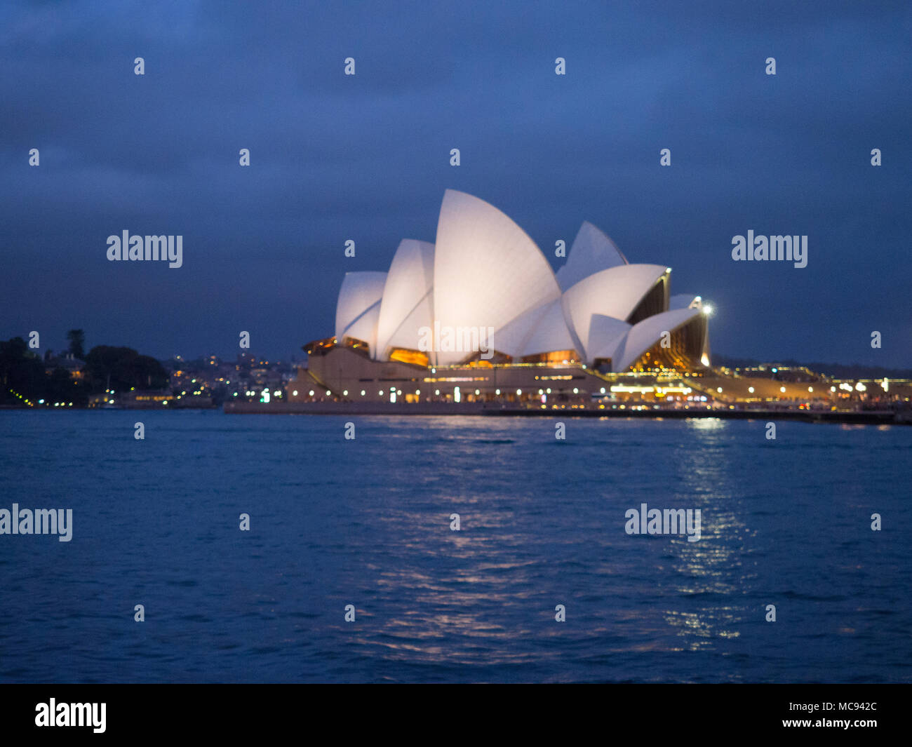 Sydney Opera House At Night Stock Photo - Alamy