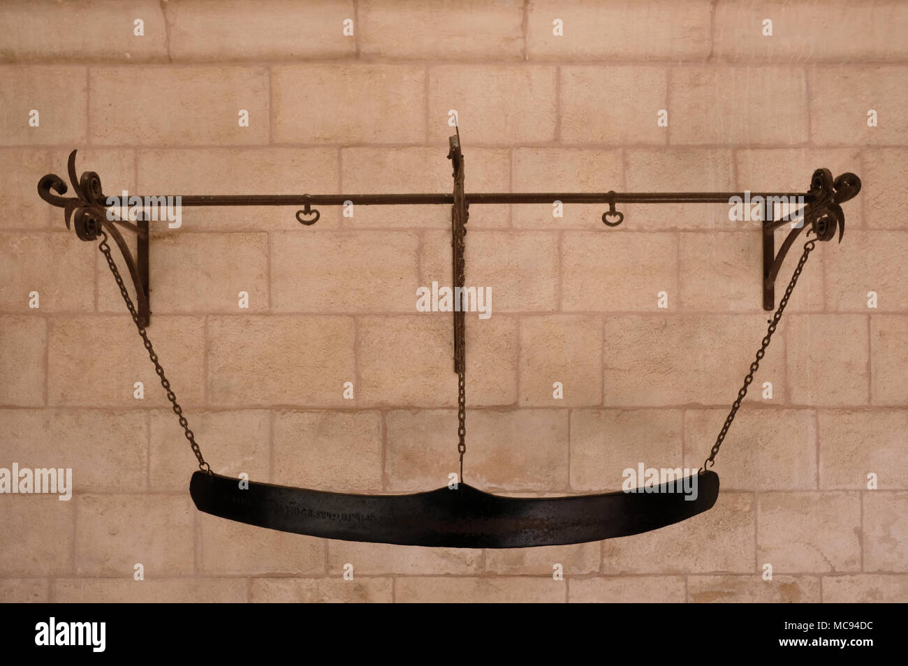 A metal "Nakos" which is the Arabic name of the Semandron or semantron ...