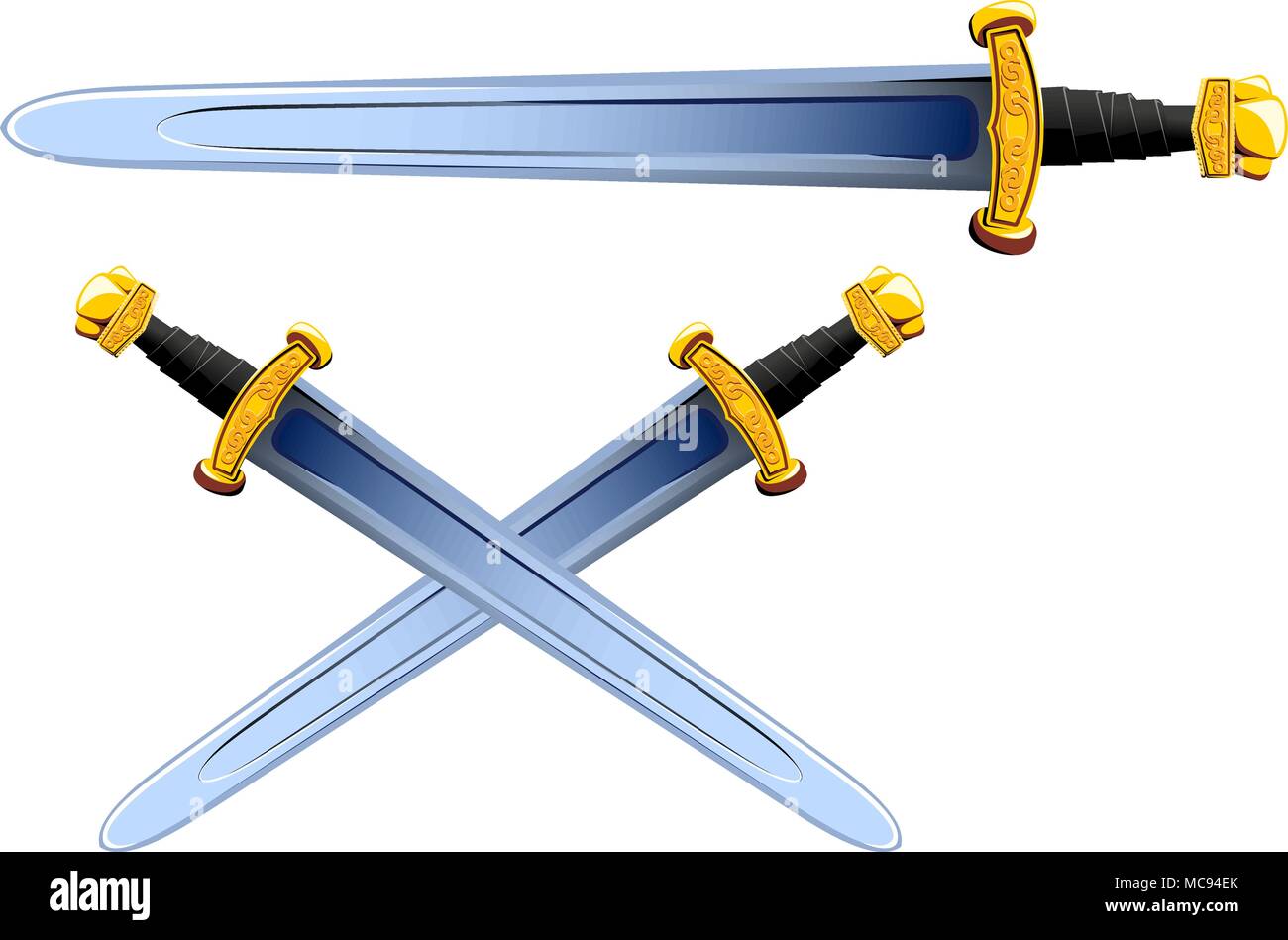 Cartoon medieval weapon old sword Cut Out Stock Images & Pictures - Alamy Cartoon medieval weapon old sword Cut Out Stock Images & Pictures - Alamy