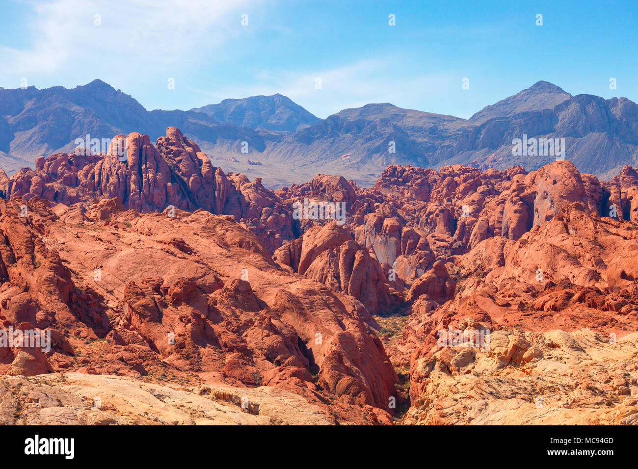 Fire Canyon in the Valley of Fire State Park, Nevada, United States ...