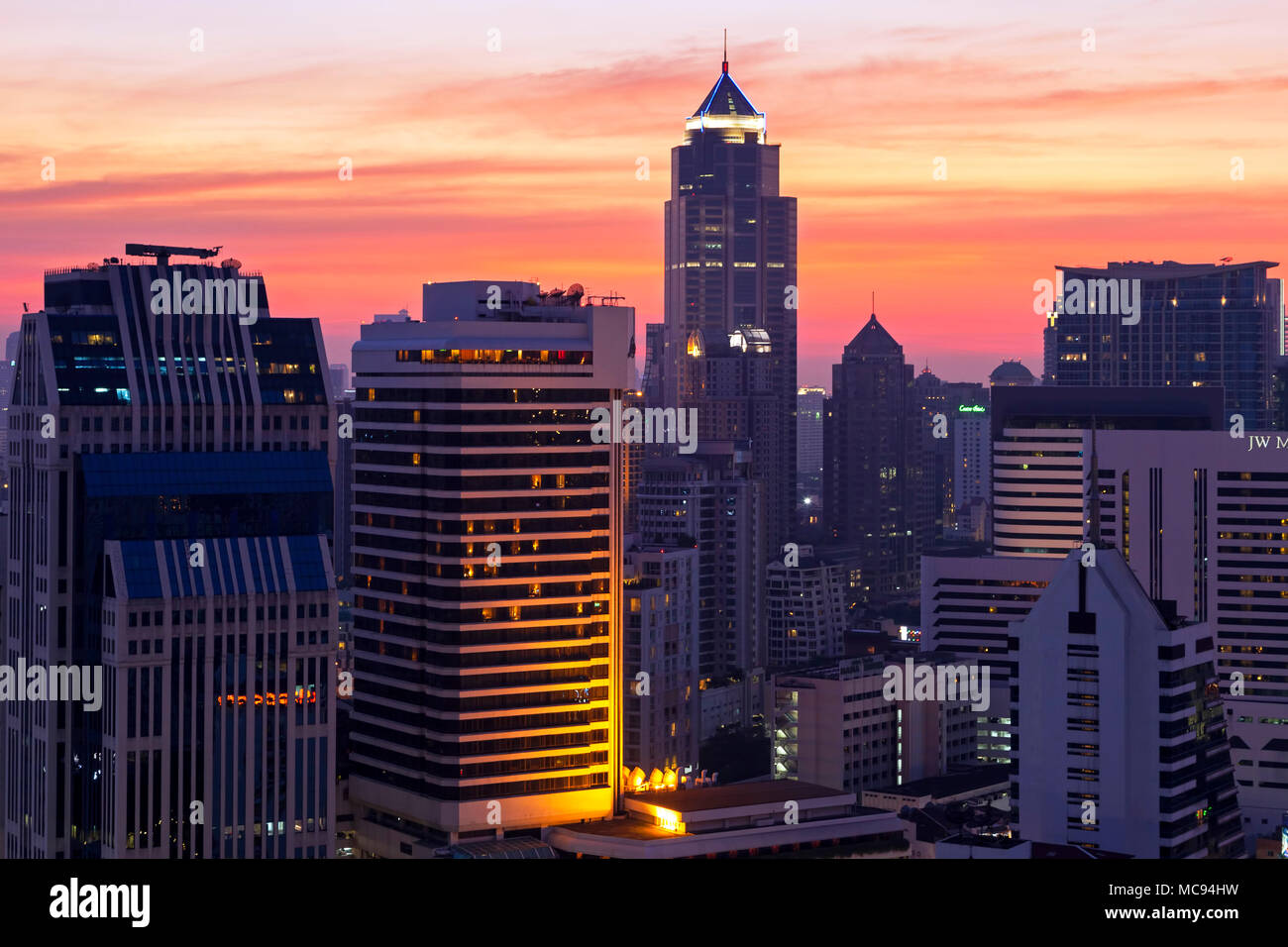 Bangkok skyline, Thailand Stock Photo - Alamy