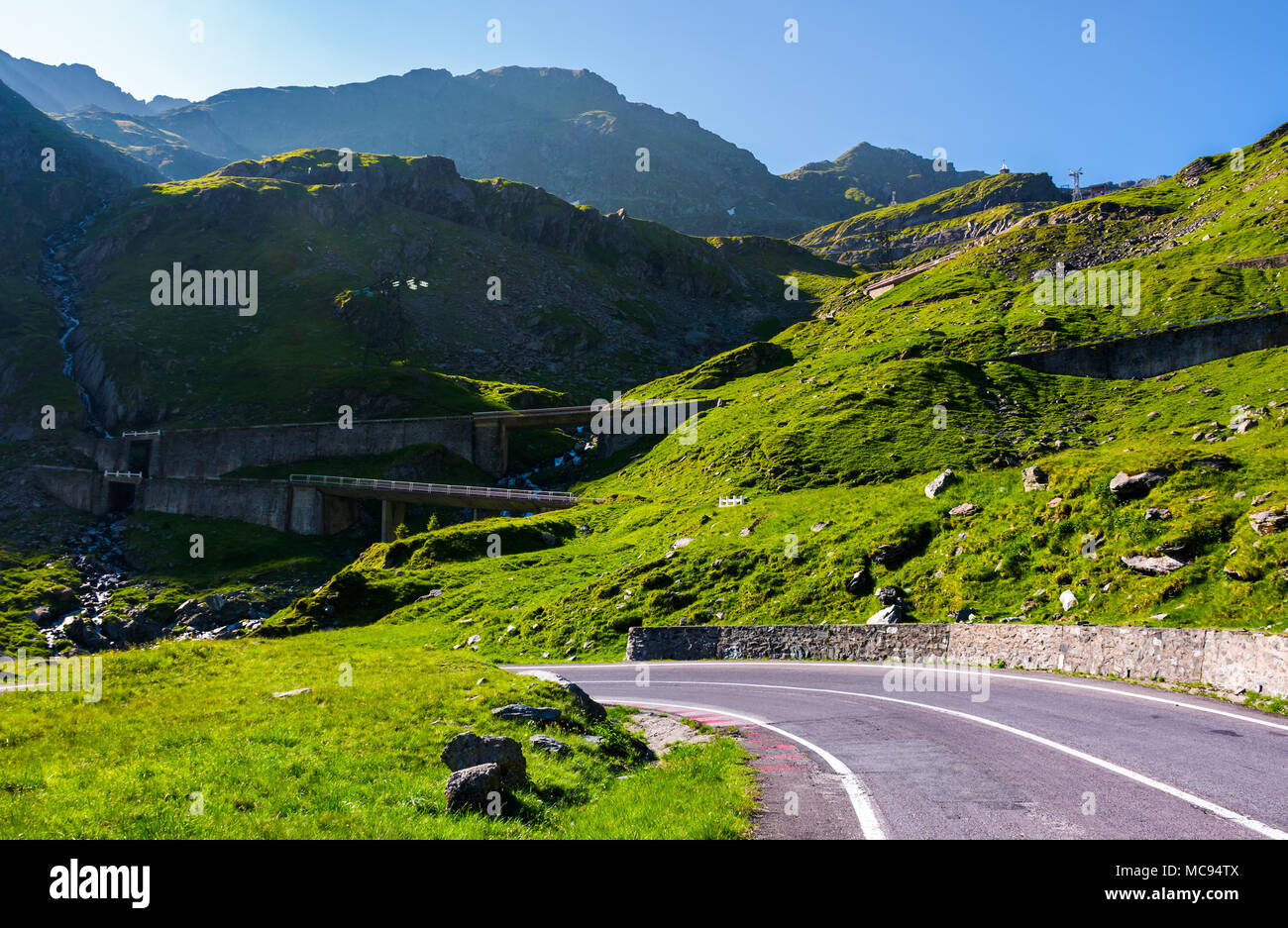 Romania mountain road scenery hi-res stock photography and images - Alamy