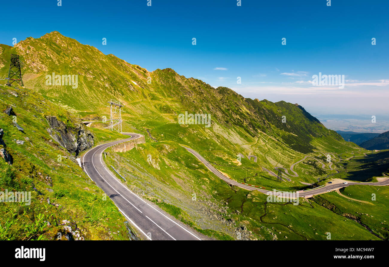 Romania mountain road scenery hi-res stock photography and images - Alamy