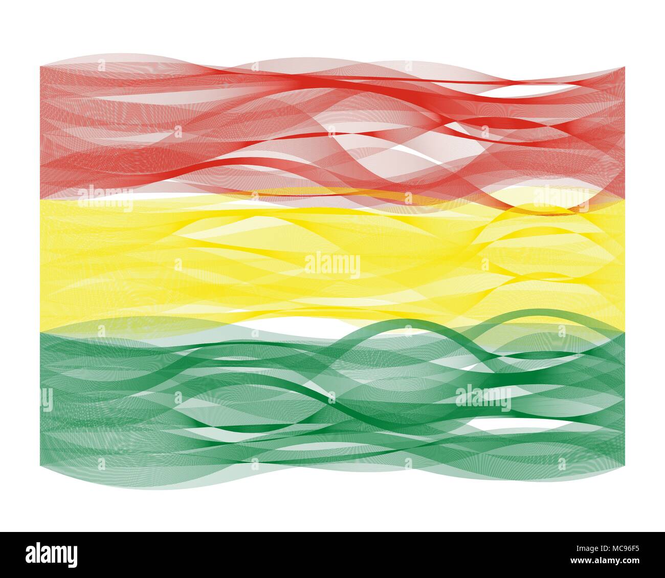 Wave line flag of Bolivia Stock Vector Image & Art - Alamy