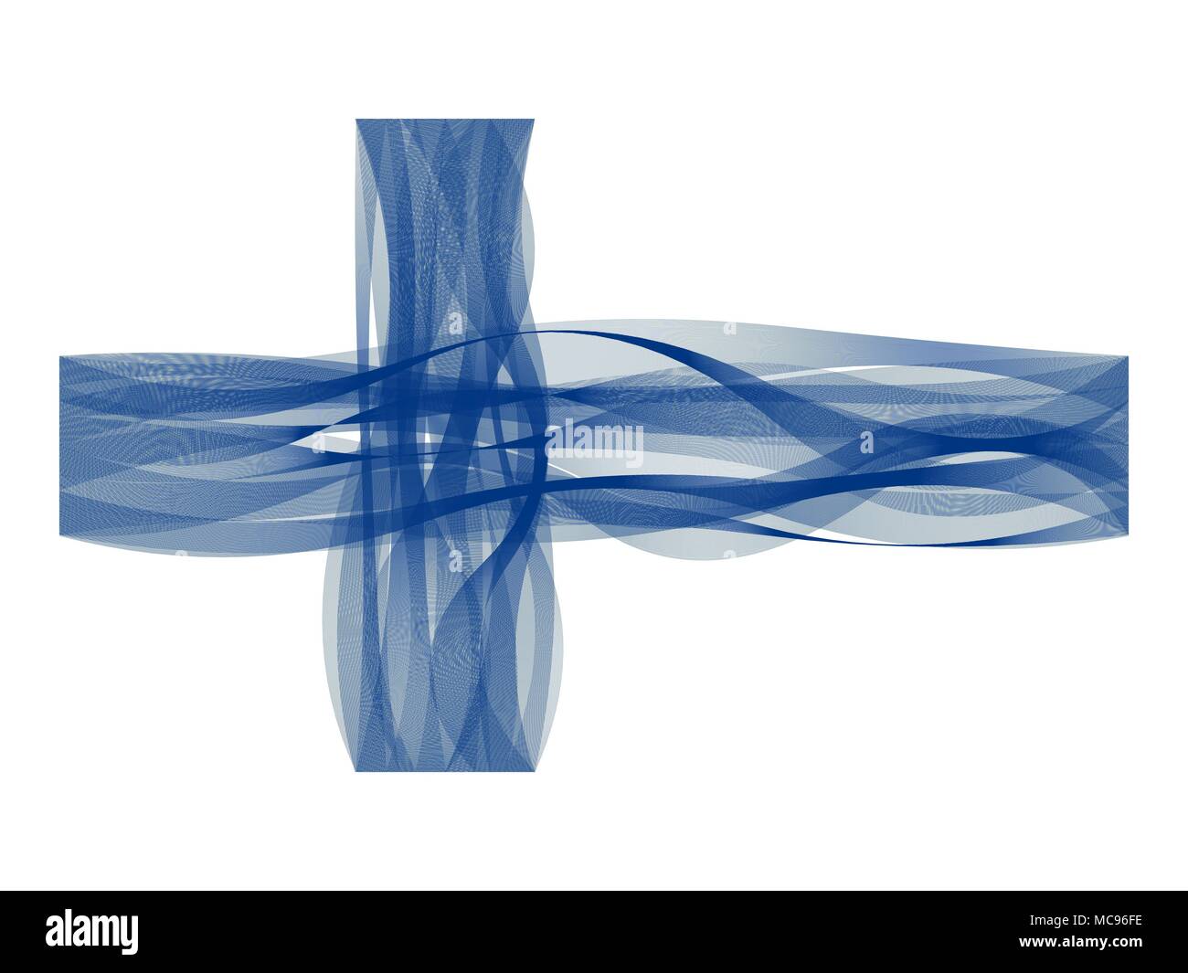 Finland flag vector Cut Out Stock Images & Pictures - Alamy