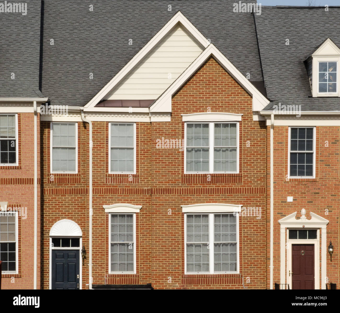 front elevation of a house Stock Photo - Alamy