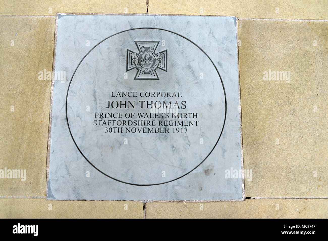 Victoria Cross memorial Stock Photo - Alamy