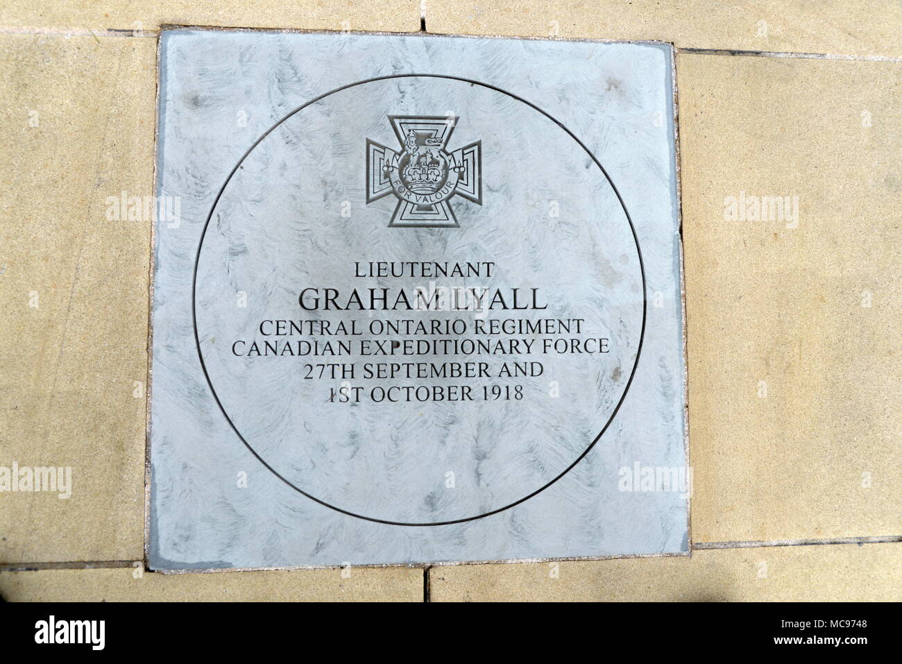 Victoria Cross memorial Stock Photo - Alamy