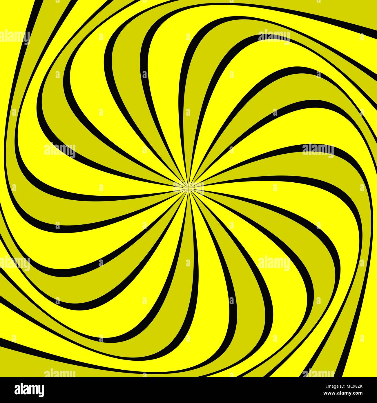Yellow spiral design hi-res stock photography and images - Alamy