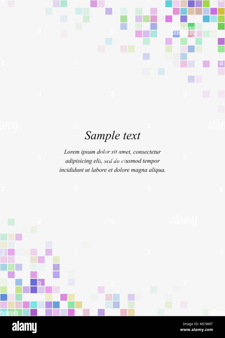 Colorful square page corner design template Stock Vector Image & Art ...