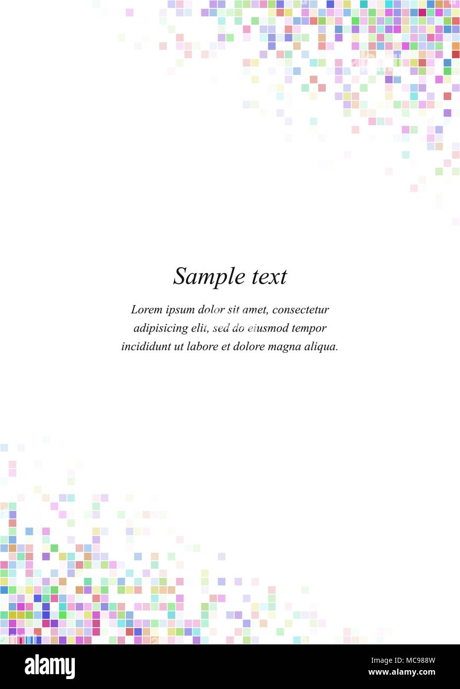 Rainbow page corner design template Stock Vector Image & Art - Alamy