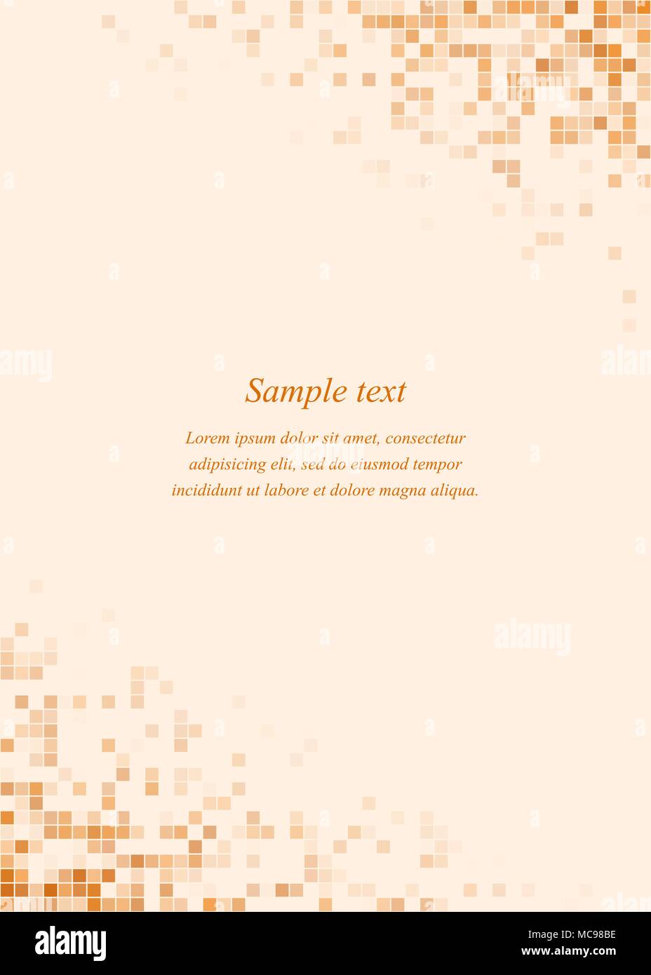 Peach Color Border Corner