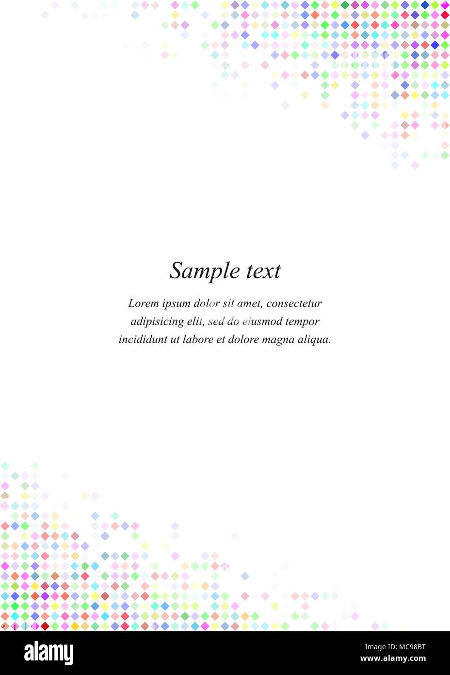 Multicolor page corner design template Stock Vector Image & Art - Alamy