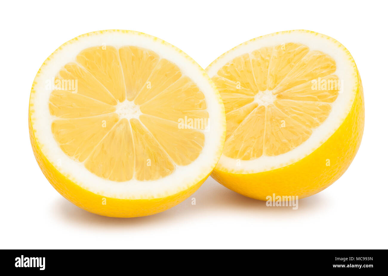 Two sliced lemon hi-res stock photography and images - Alamy