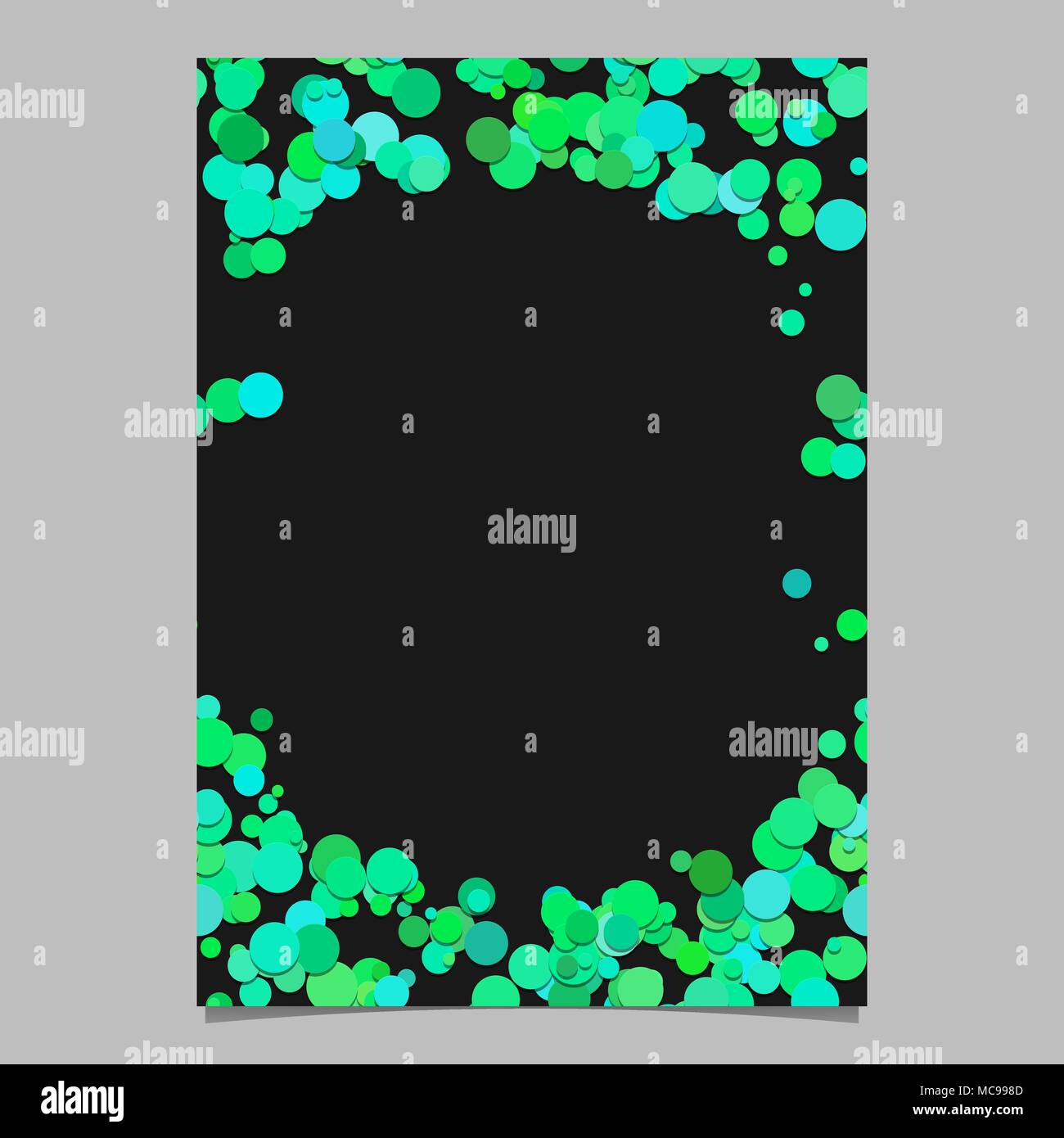 Geometrical chaotic dot pattern page background template - vector ...