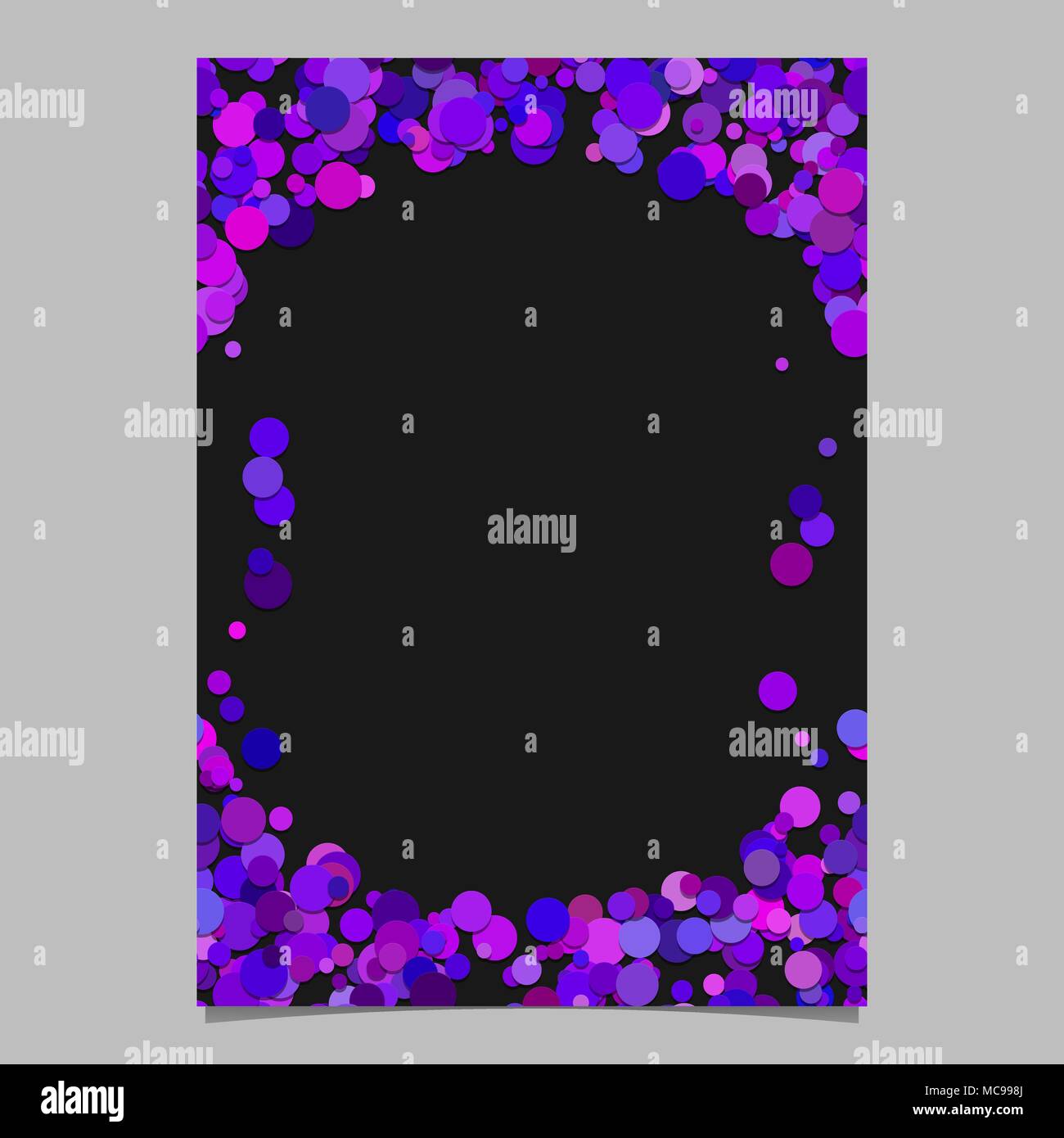 Color abstract random dot pattern card background template - vector ...