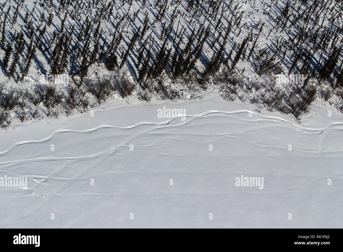 Aerial view of the mackenzie river delta hi-res stock photography and ...